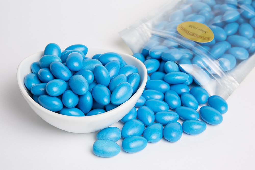 Amazon.com : Royal Blue Jordan Almonds (1 Pound Bag) : Grocery ...