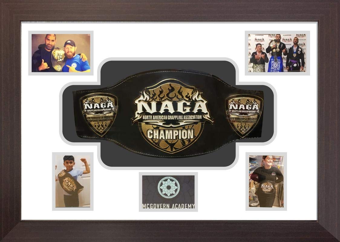 Buy Kwik Picture Framing Ltd Naga Grappling Championship Belt Display ...