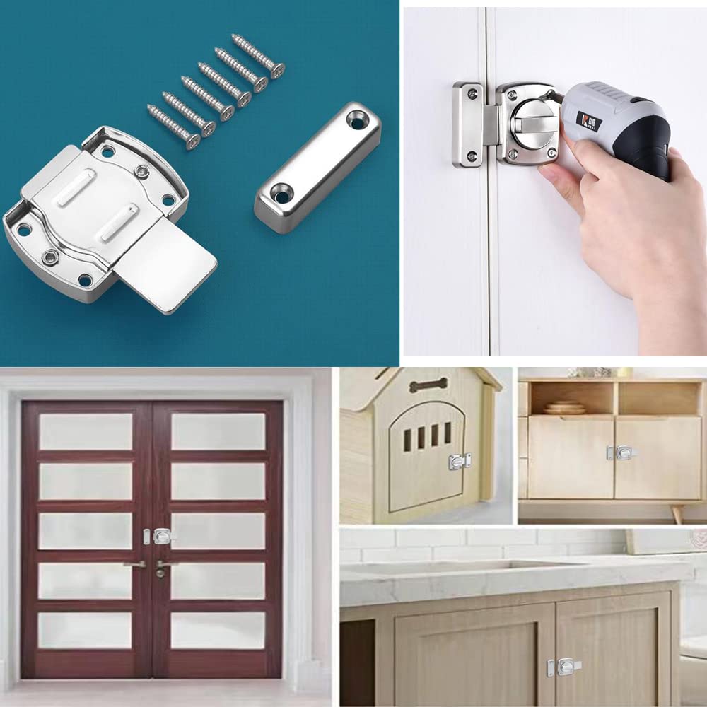 Snapklik.com : Night Latch Two-Way Swivel Security Door Lock - Solid ...