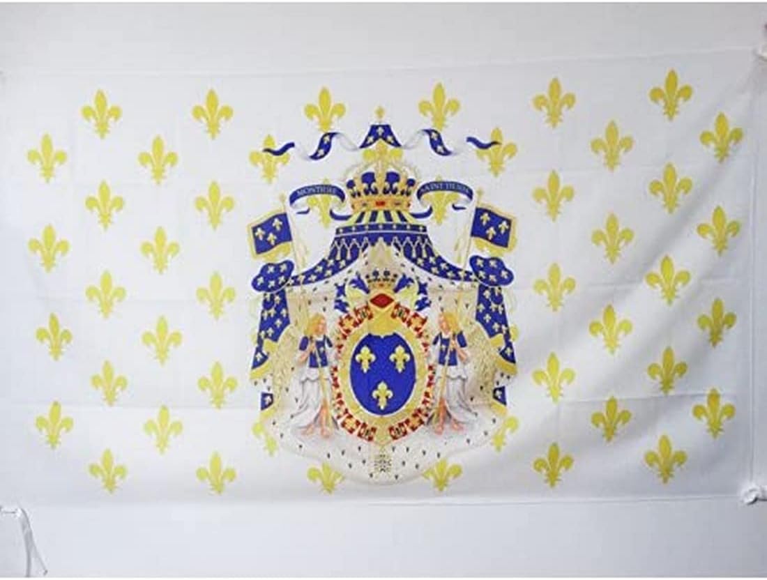 AZ FLAG Bandera del Reino de Francia Gran Armas 150x90cm para Palo ...