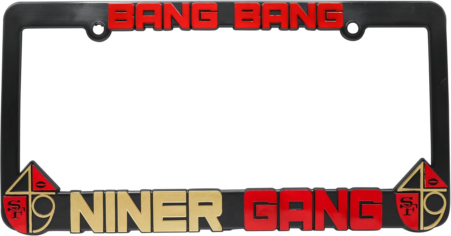 Amazon.com: Bang Bang Niner Gang for San Francisco 3D Raised License ...