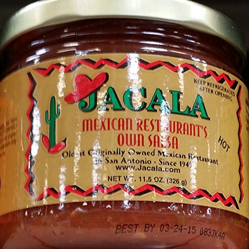Amazon.com : Jacala Mexican Restaurant's Own Salsa, Hot 11.5 Oz (Pack ...