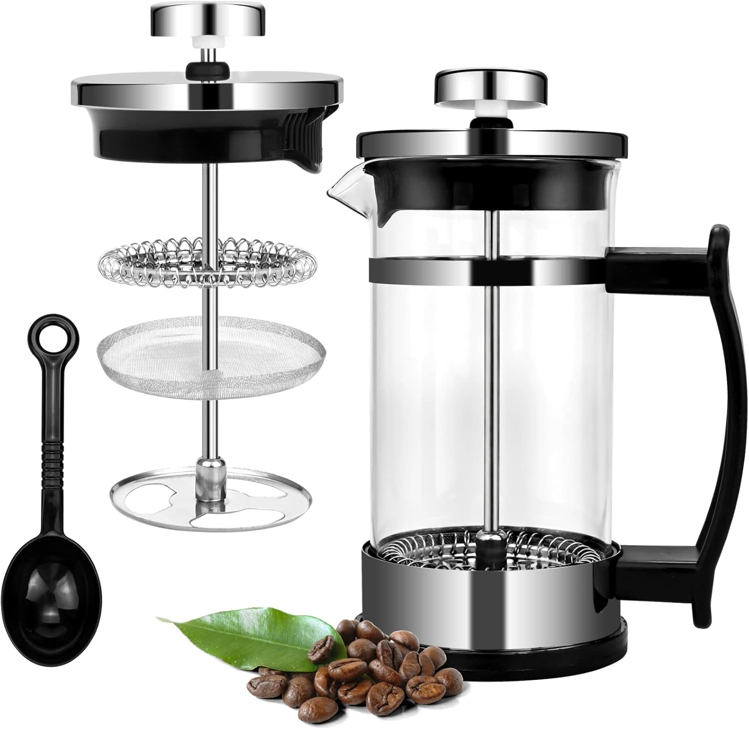 Coffee Gator Stainless Steel Gray French Presses Stainless Steel French ...