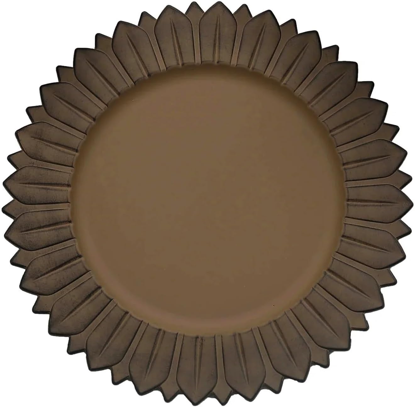 Amazon.com | Balsa Circle 6 Matte Natural Round 13 in Sunflower Design ...