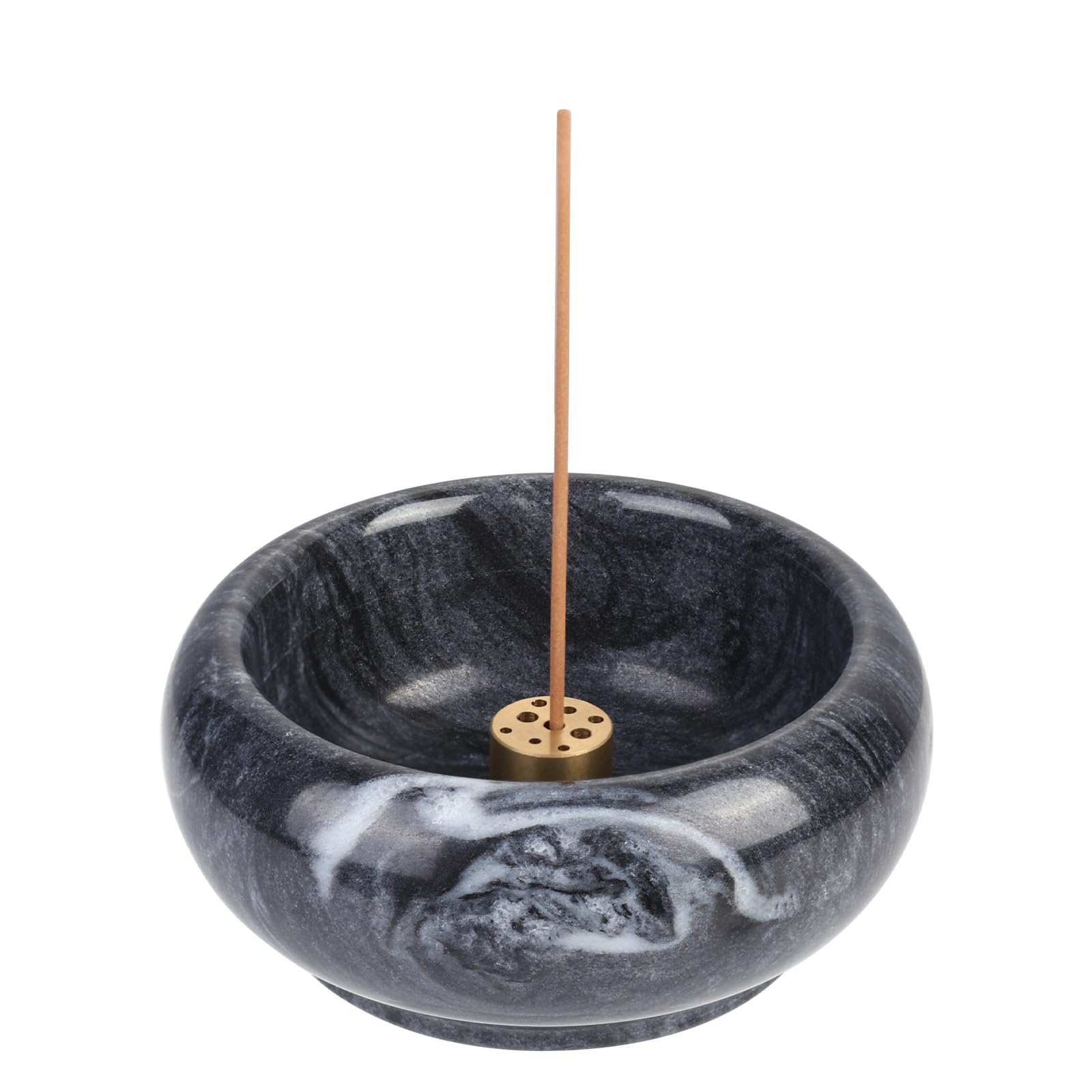 Amazon.com: Natural Marble Incense Holder,Incense Burner ash Catcher ...