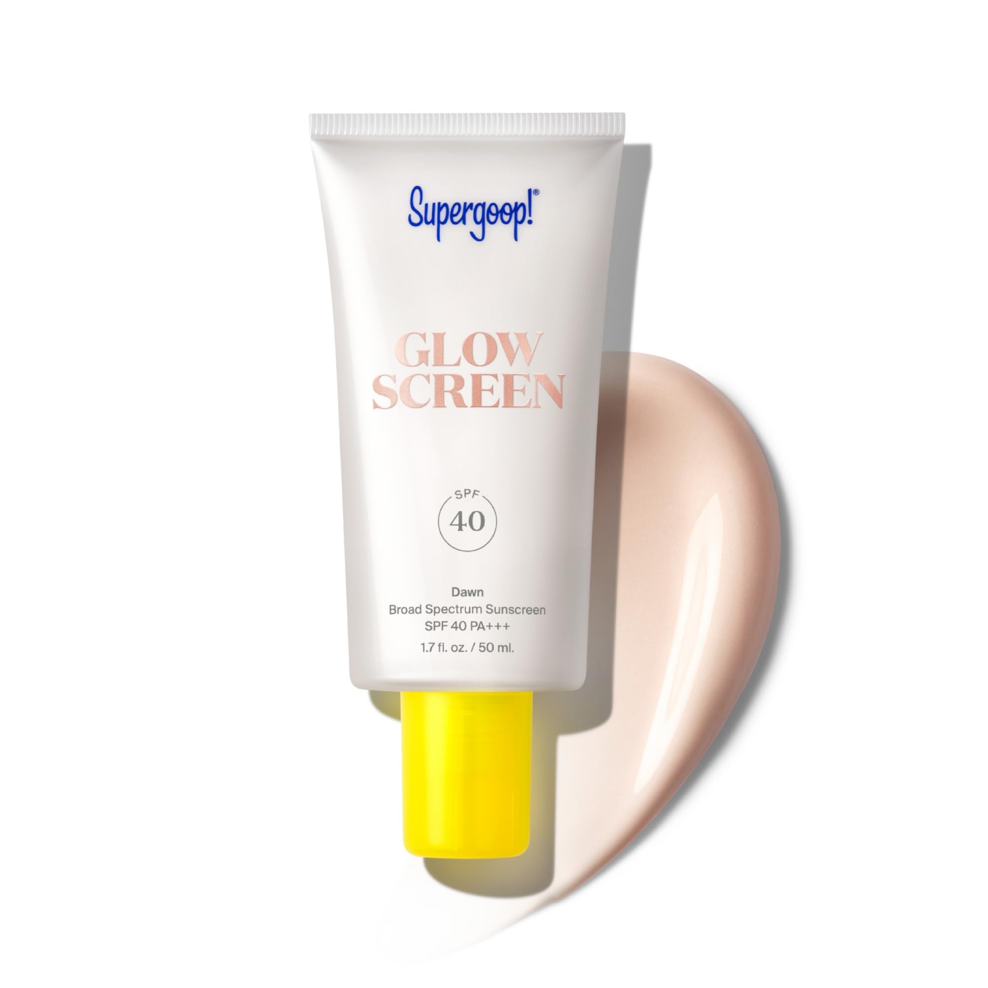 Amazon.com: Supergoop! Glowscreen SPF 40, Dawn (Pink Pearl Glow) - 1.7 ...
