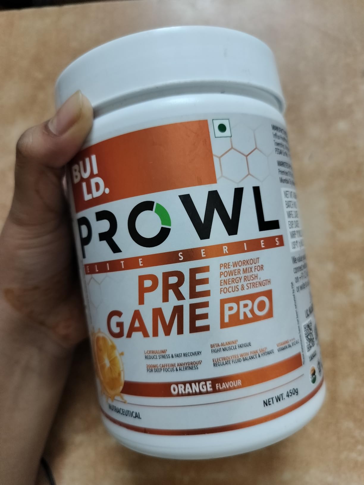 BUILD. PROWL Elite Series Pre-Game Watermelon Flavor (450 gms) | Pre ...