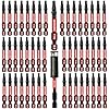 Geinxurn 51 Pieces T10 Impact Tough Magnetic Screwdriver Bit Set, 2 In ...
