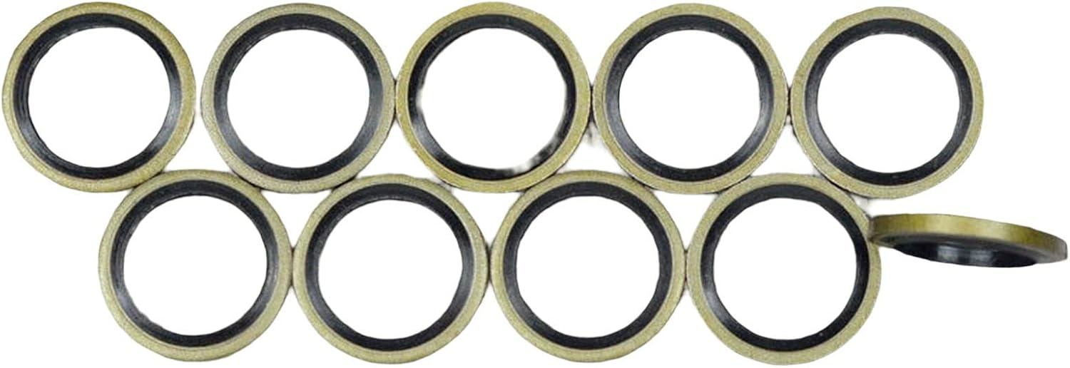 Amazon.com: Hconcet 10 PCS Banjo Bolt Fuel Sealing Washers 12V 24V ...