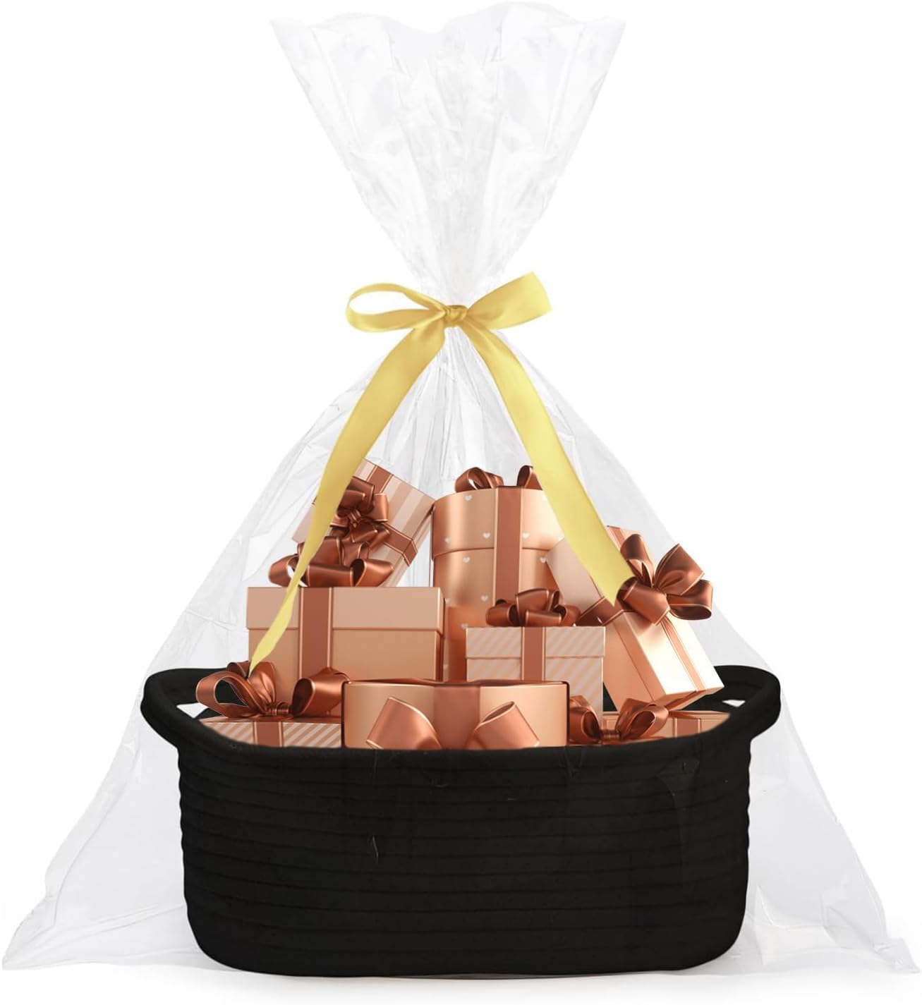 Amazon.com : Poschnor Gift Basket Empty with Gift Bags and Ribbons, 12 ...