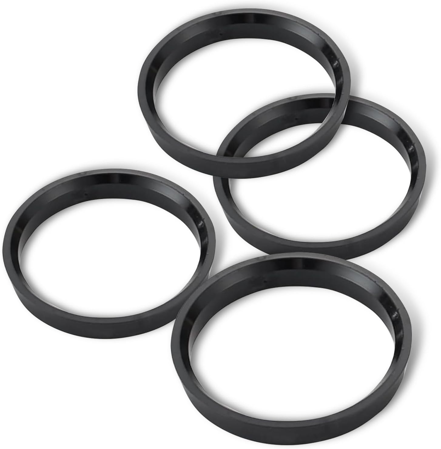 Amazon.com: GRANDI Pack-4 Car Hub Center Ring, 73.1mm-60.1mm Plastic ...