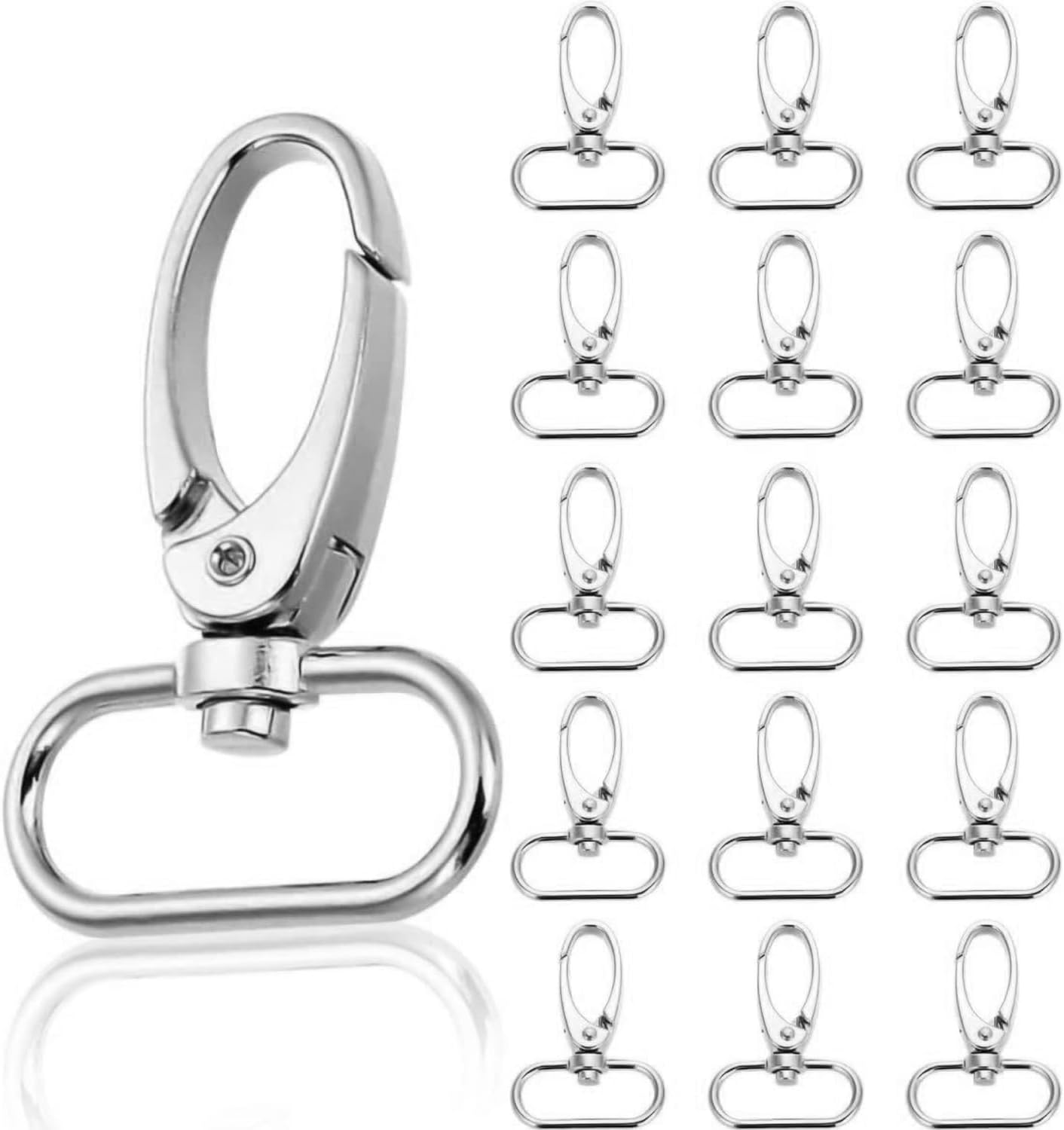 Key Chain Clip Hooks,Key Fob D-Rings 30PCS,Swivel Snap Hooks Lobster ...