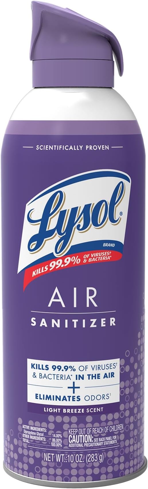 Amazon.com: Lysol Air Sanitizer Spray, For Air Sanitization and Odor ...