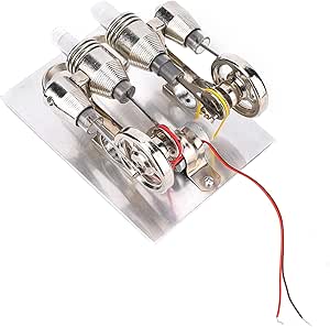 Stirling Engine Stirling Engine Miniature Metal Metalware Small Steel ...