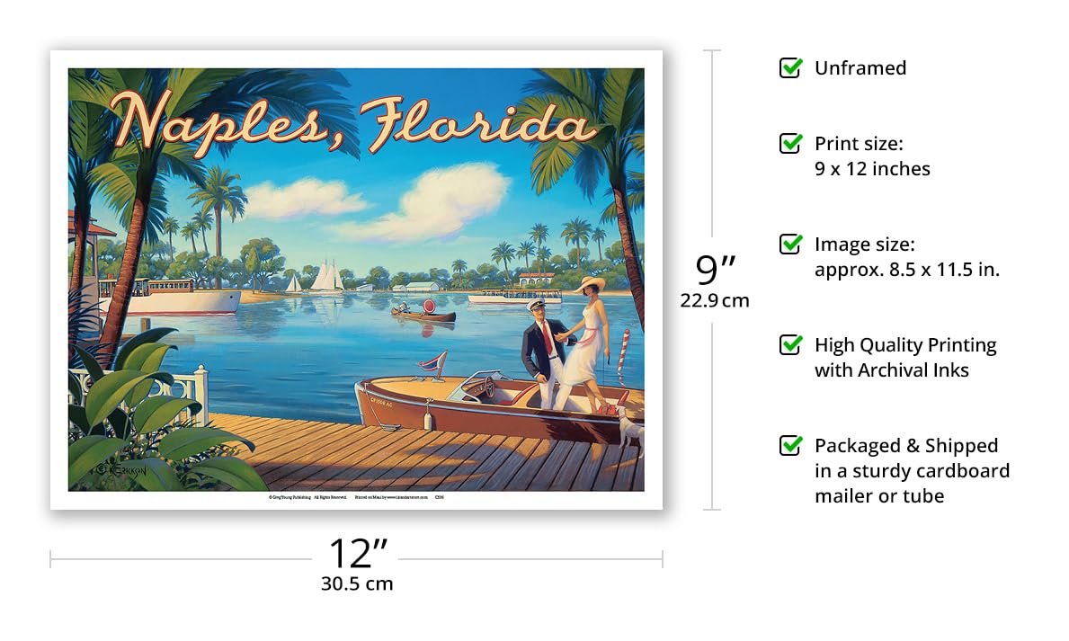 Postcards Old Naples Florida 2024 Selling Luxury Real Estate, Naples