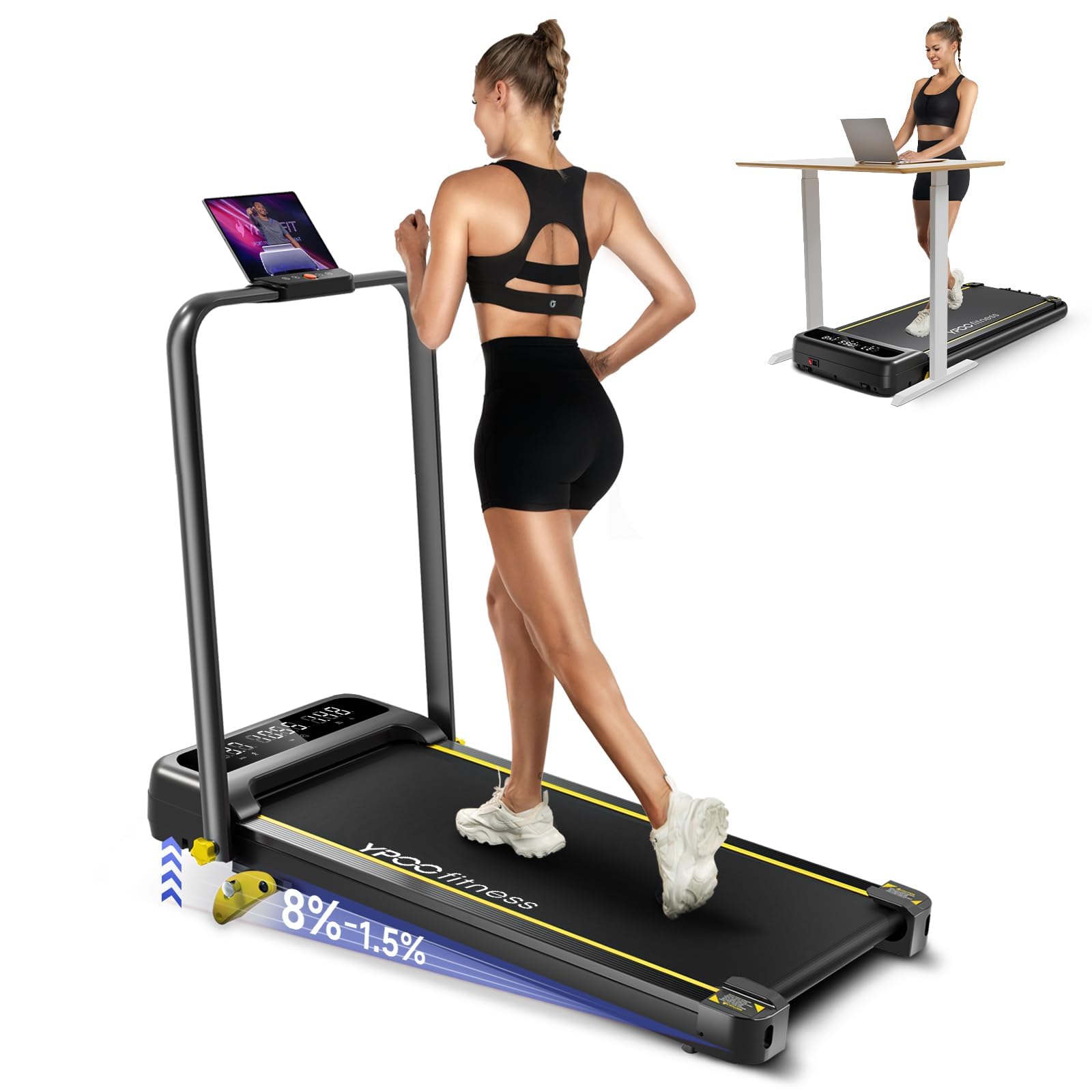 Foldable Treadmill with I...B0D9N1C42J | Encarguelo.com.ec