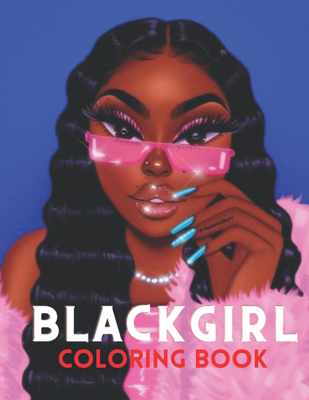 Buy Black Girls Coloring Book : Cute Black Girls Coloring Book, Black ...