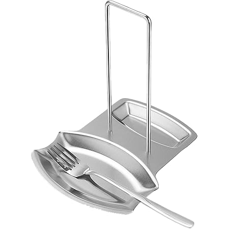 Amazon.com: Lid and Spoon Rest Shelf,304 Stainless Steel Pan Pot Cover ...