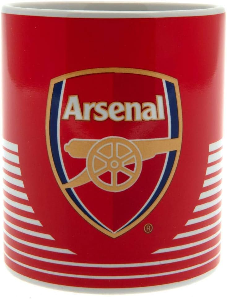 Arsenal FC Official Fade Design Crest Mug (One Size) (Red/White ...