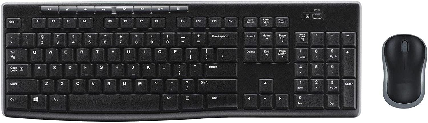 Original Logitech MK270 QWERTY US English Layout Wireless Keyboard ...