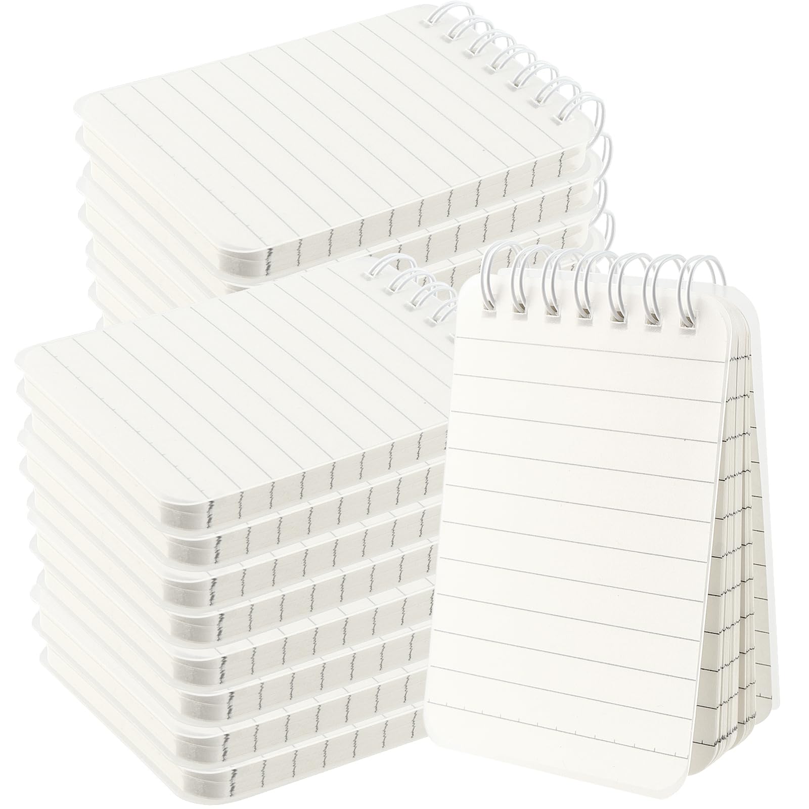 ZEONHEI 20 Pack A7 Small Note Pads, 80 Sheets Spiral Lined Notepads ...