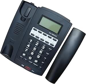 Desktop Corded Telephone Home Fixed Phone Landline Telephone Big Buttons Speakerphone Caller ...