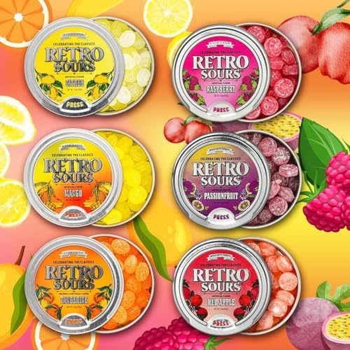 Amazon.com : Retro Sours Hard Candy Variety Pack – Vintage Sour Candy ...
