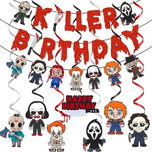 Amazon.com: Have a Killer Birthday Decorations Halloween Birthday ...