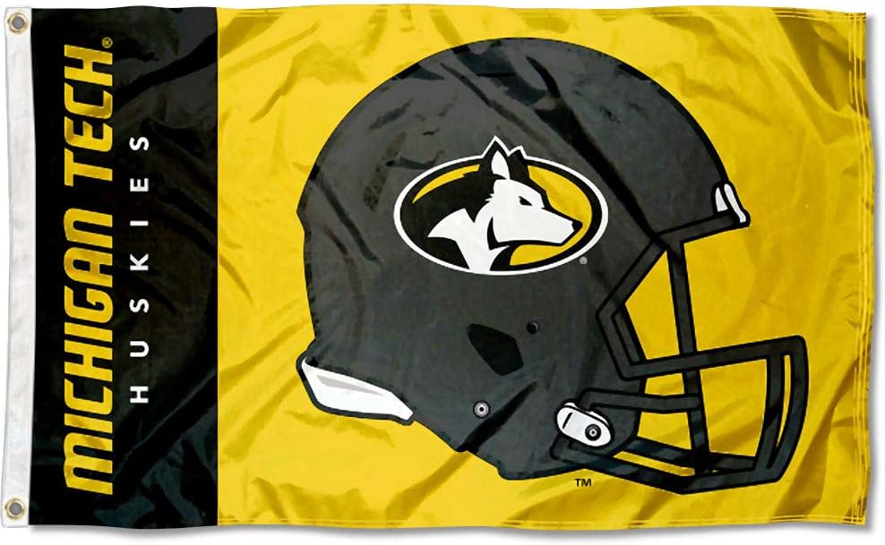 Amazon.com : Michigan Tech Huskies Football Helmet Flag : Sports & Outdoors