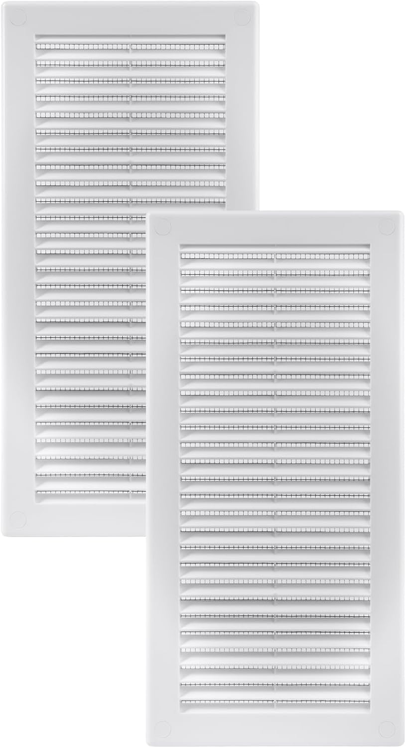 Vent Systems 4" x 11" Inch (Opening Dimensions) - Pack of 2 - Plastic ...