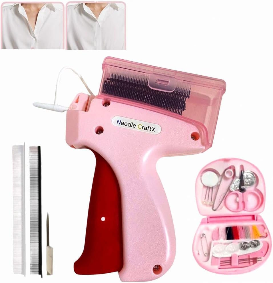 Amazon.com: Needle Craft X Quick Stitch Sewing Gun for Clothes – Mini ...