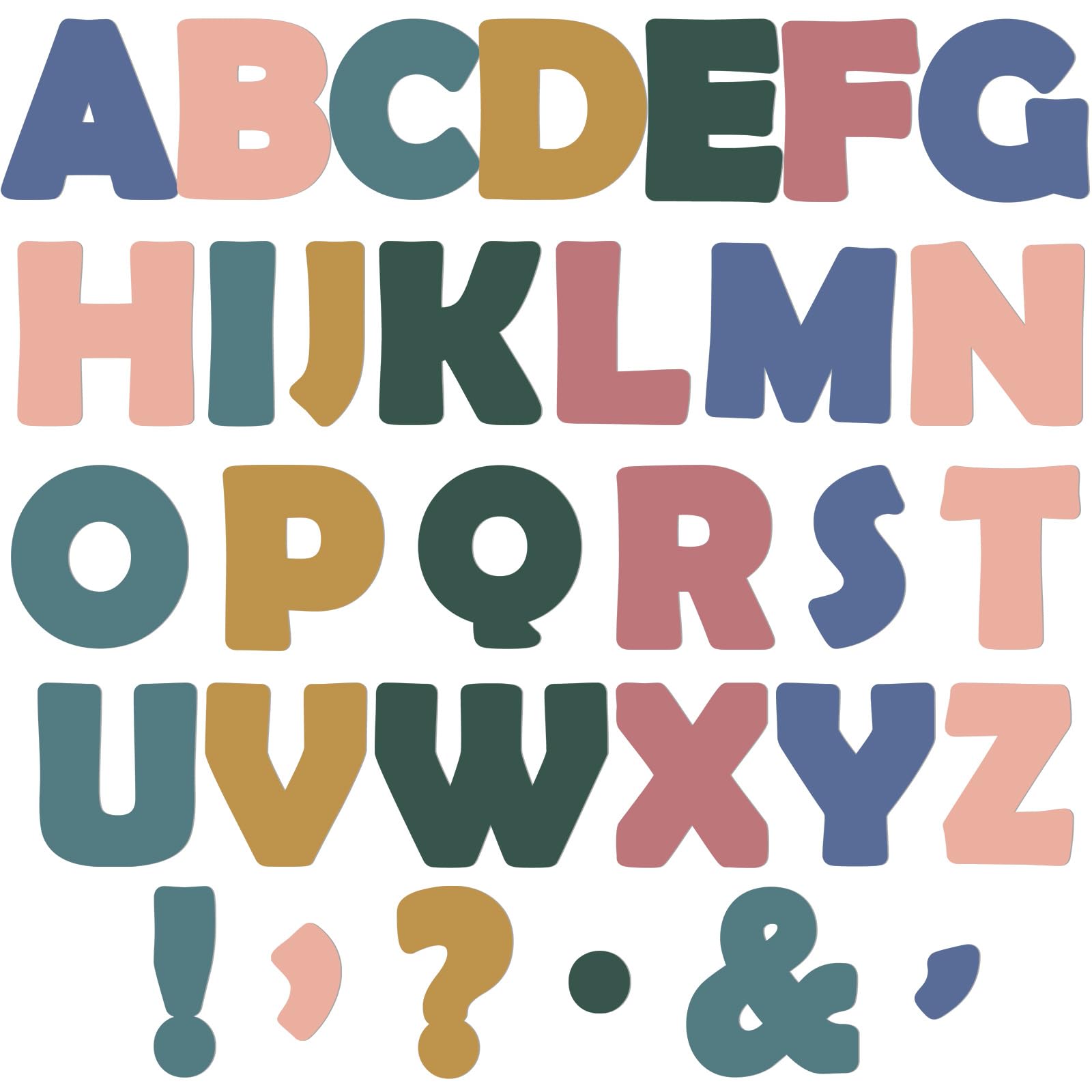 Snapklik.com : 150 PCS Large 6" Font Bulletin Board Letters And ...