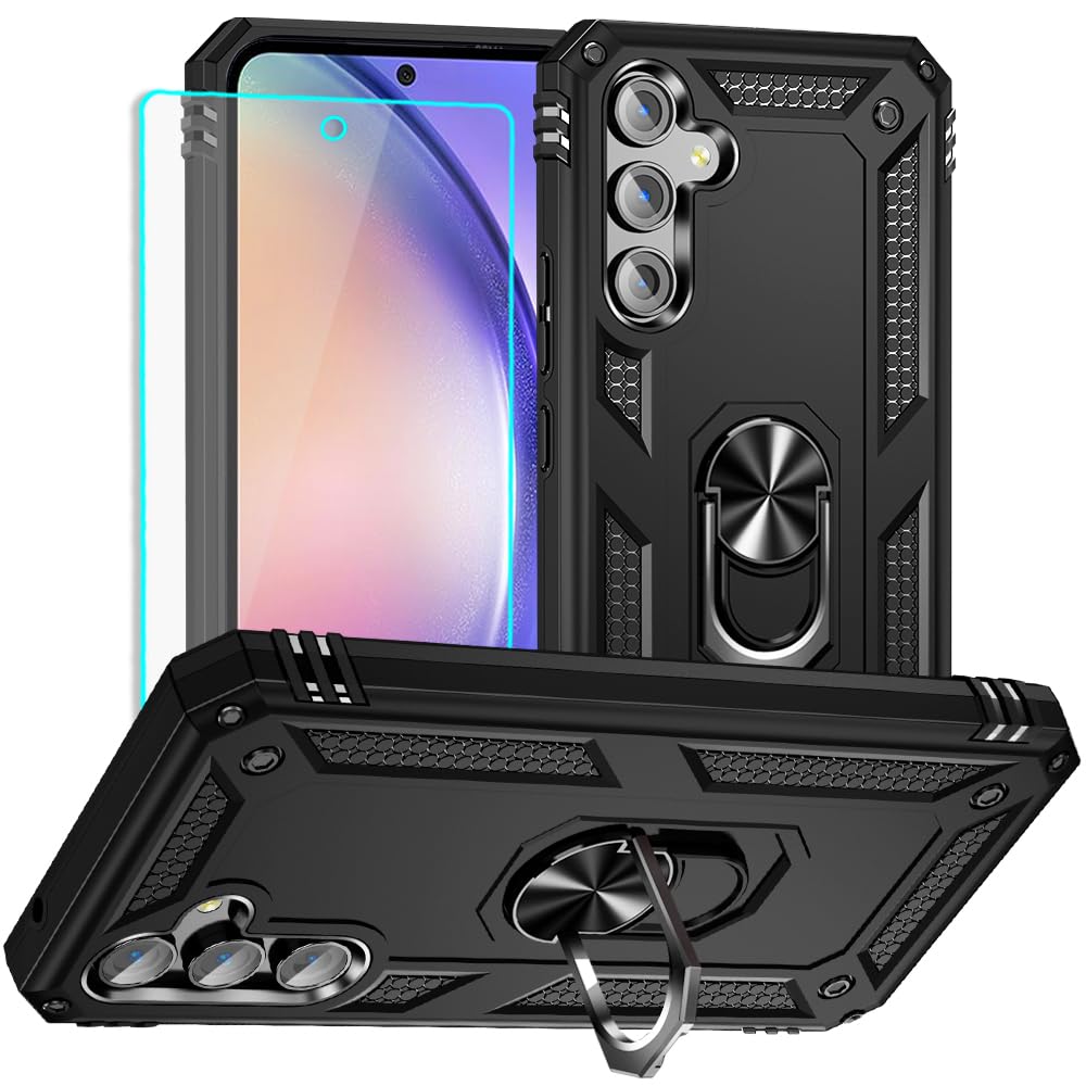 Yiakeng for Samsung A54 5G Case, Samsung A54 5G Phone Case with Screen Protector, Silicone ...