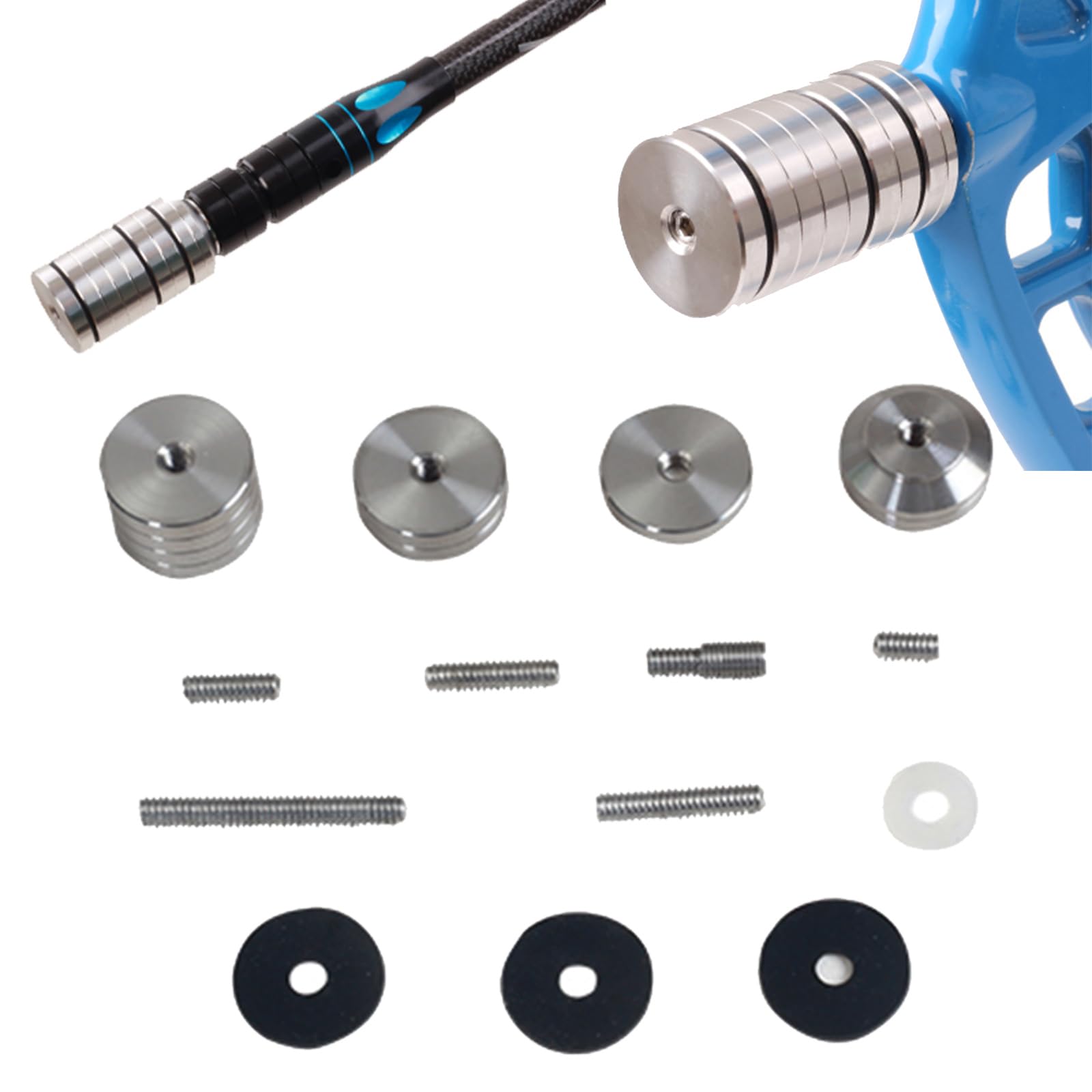 Snapklik.com : Archery Bow Stabilizer Weights - Detachable Archery ...