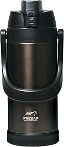 Amazon｜FREEAP 保冷 水筒 大容量 2リットル スポーツジャグ ワイド口径 洗いやすい アウトドア K-10818 (メタリックグレー)｜水筒・マグボトル オンライン通販