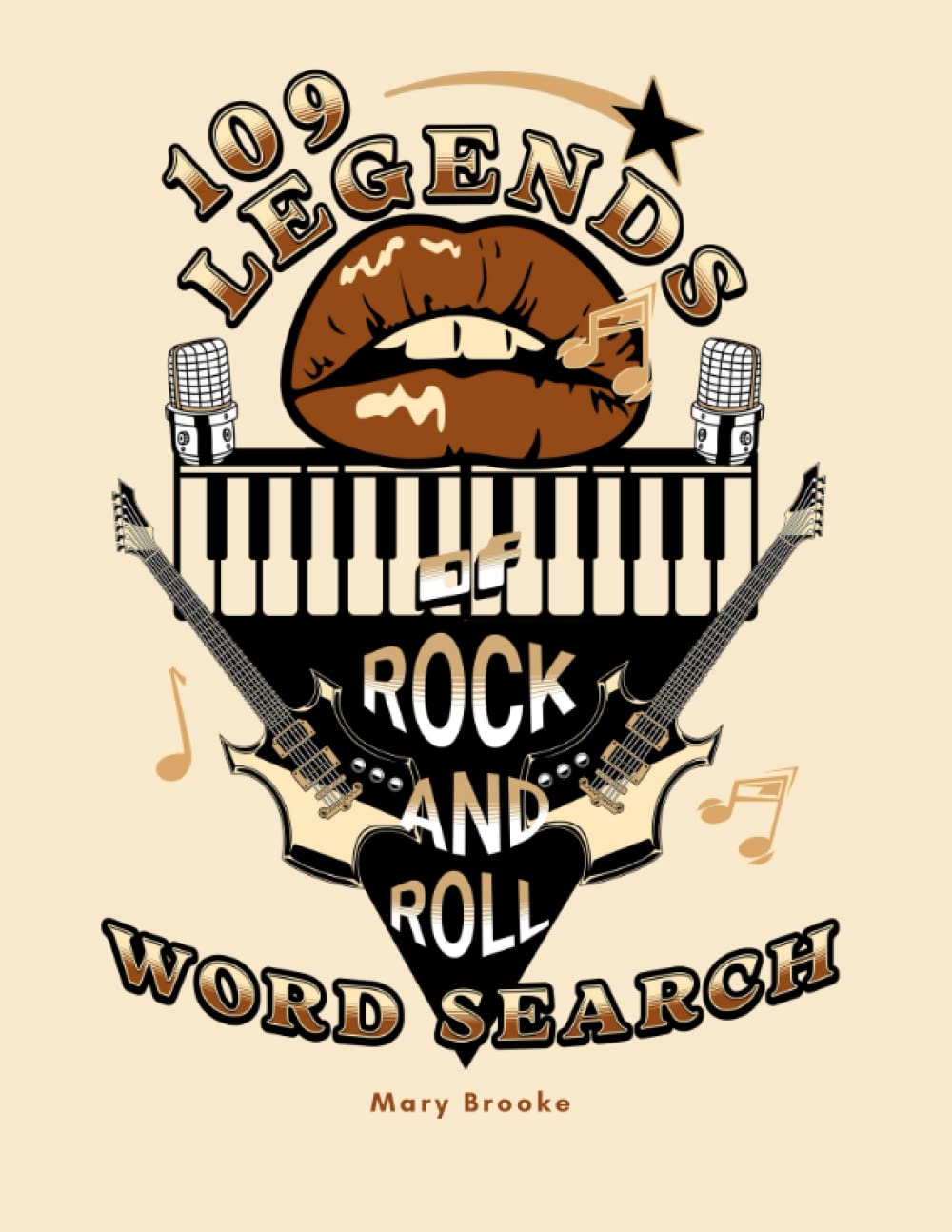 109 Legends Of Rock And Roll Legends Word Search: Large Print Puzzle ...