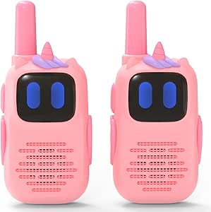 Amazon.com: Selieve Pink Walkie Talkies with Silicone Sleeve 1000FT ...