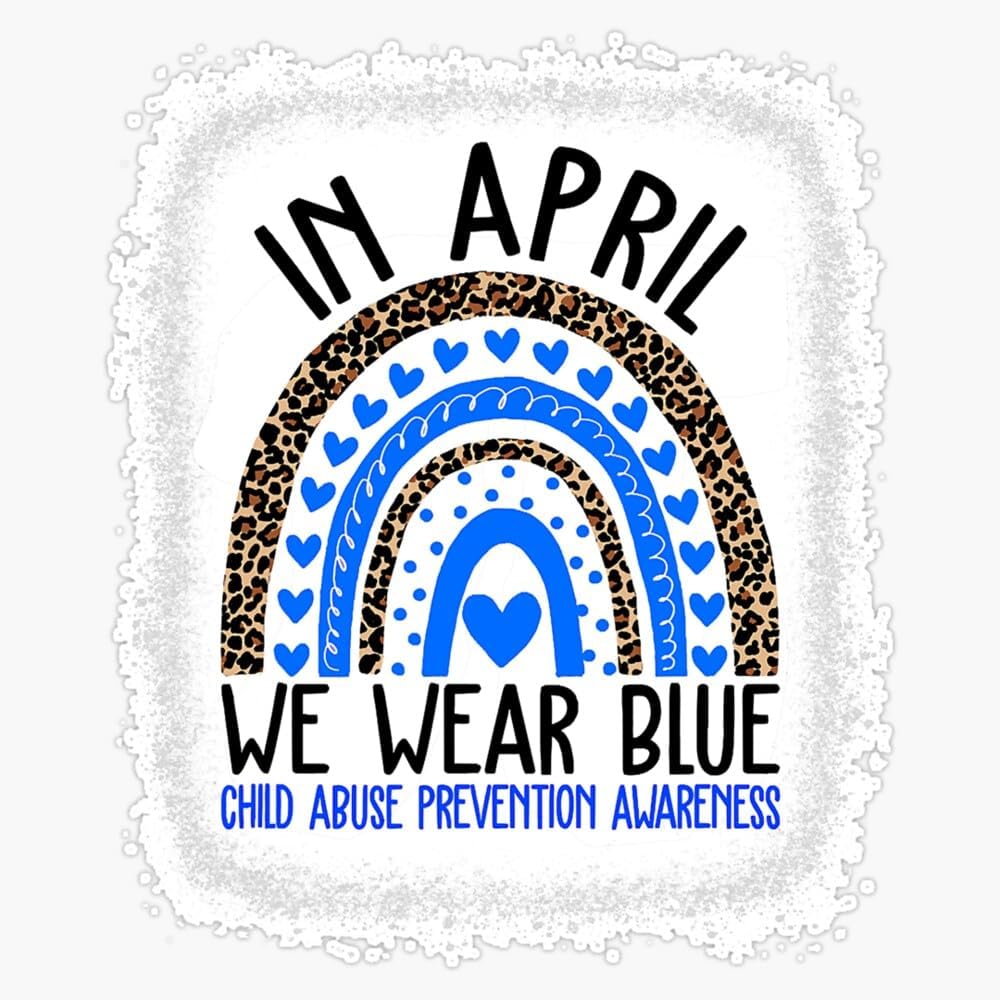 Amazon.com - in April We Wear Blue Cool Child Abuse Prevention ...