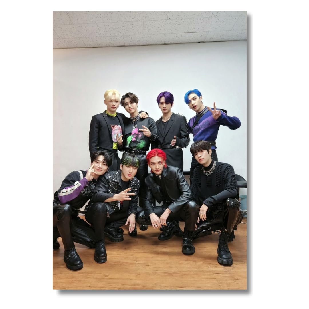 Stray Kids Poster | K-Pop Posters for Wall | South Korean Boy Band ...
