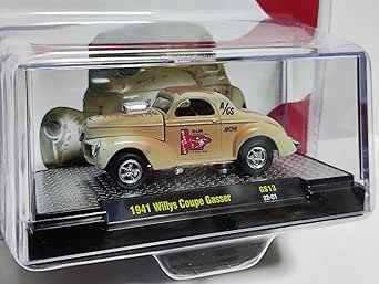 Amazon.co.jp: M2 MACHINES 1/64-1941 Willys Coupe GASSER - B ＆ M AUTOMOTIVE /M2マシーン/ウィリス クーペ ギャッ ...