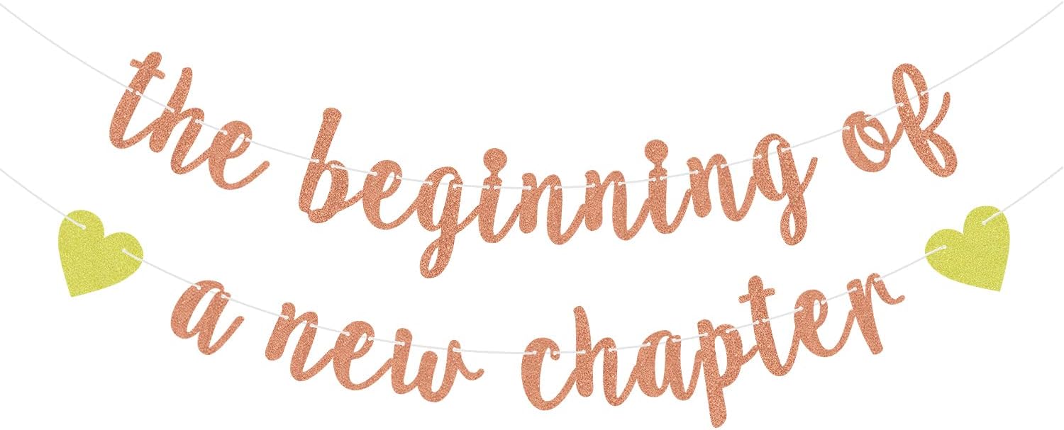 Amazon.com: Onto The Next Chapter Banner - Let the adventure Begin ...