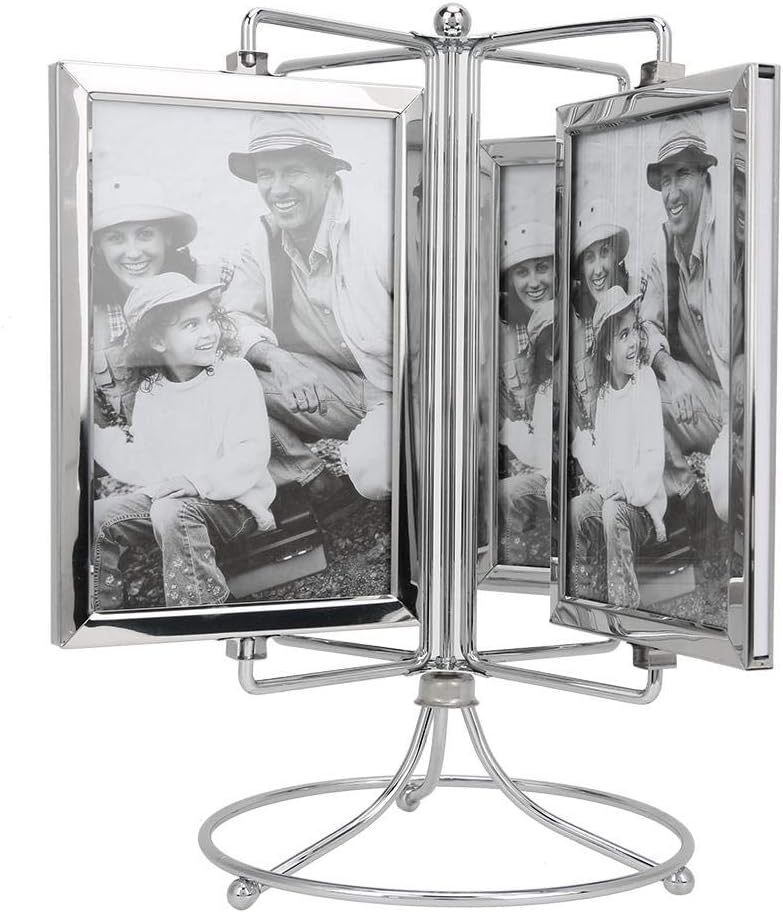 Amazon.com - Metal Home Rotating Photo Picture Frame Restaurant ...