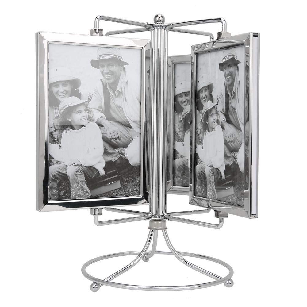 Rotating Photo Picture Frame Rotating Menu Frame, Metal Photo Frame ...