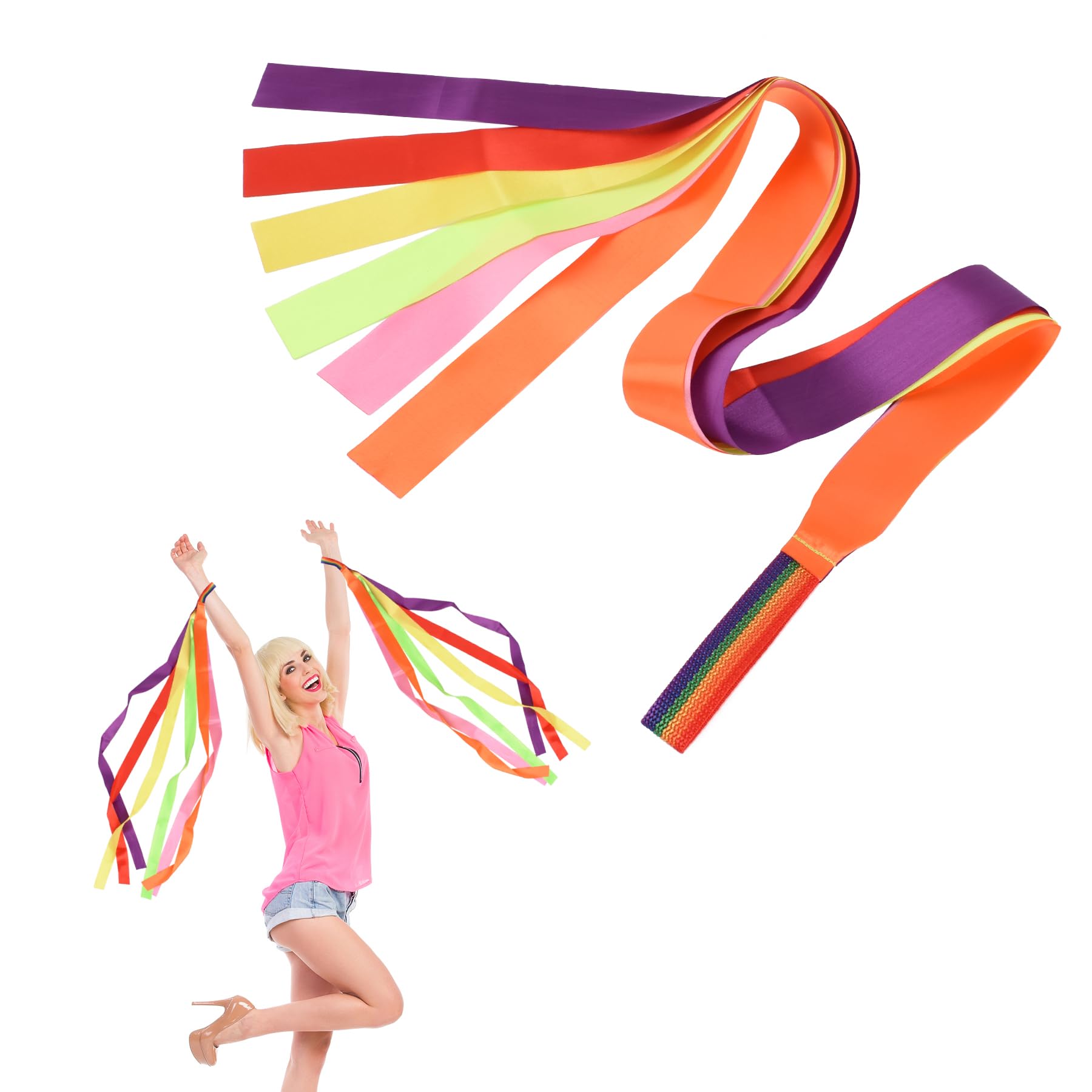 Ribbon Wands TINYSOME Sparkling Dancing Ribbon Streamers Rhythmic ...