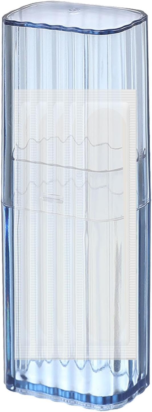 Amazon.com: Cotton Swab Holder With Lid - Portable Floss Pick Dispenser ...