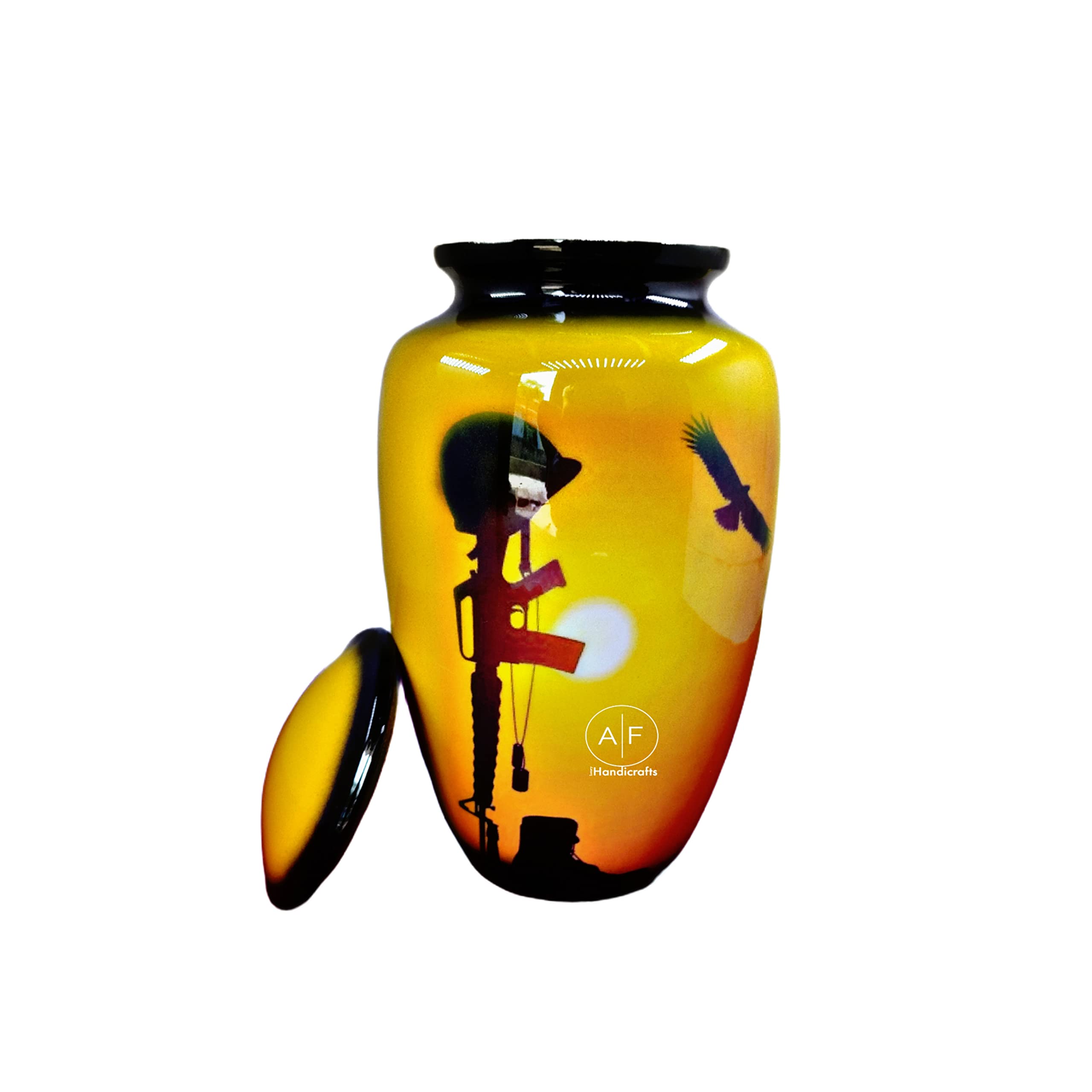 Amazon.com: Military Urn Army Navy Air Force Marine Patriotic Veteran ...