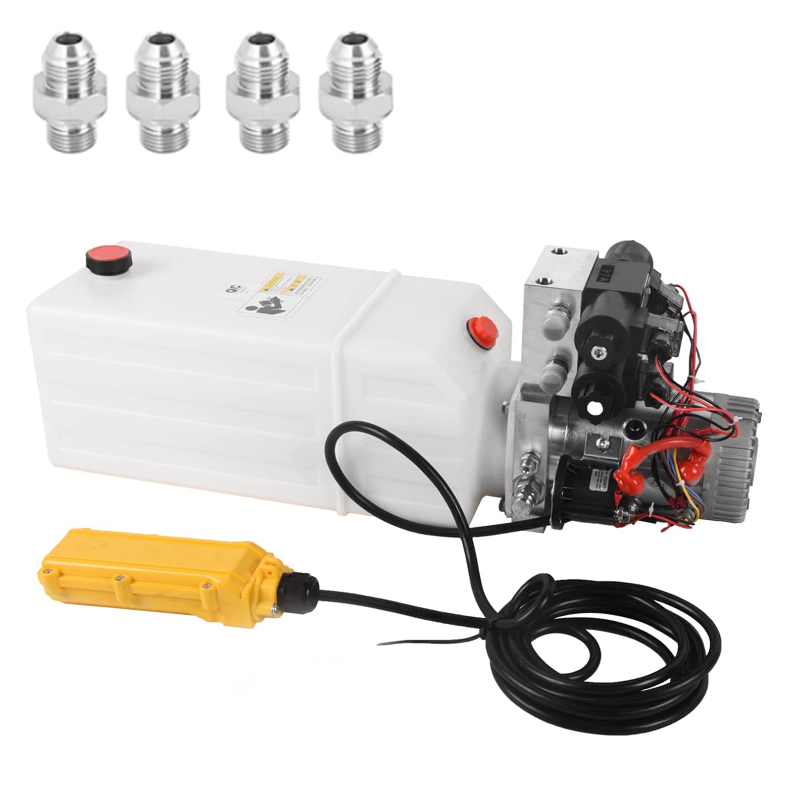 Amazon.com: LFGUD 8 Quart Hydraulic Pump 12V DC Hydraulic Power Unit ...