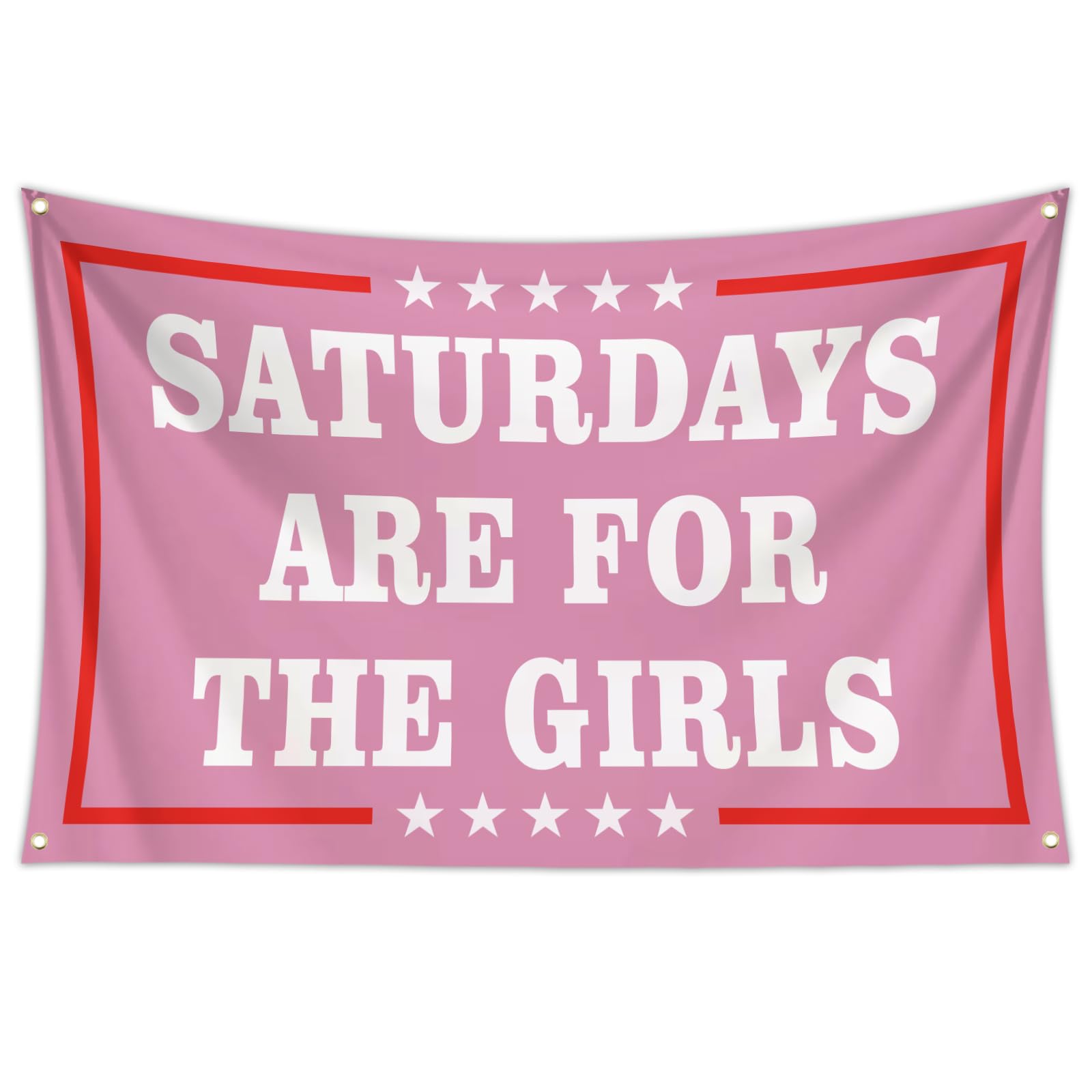 Amazon.com : Saturdays are for Girls Flags for Rooms Decor, 3x5 Ft Meme ...