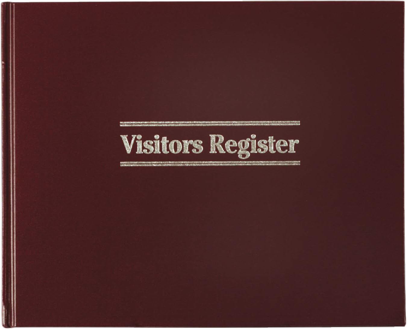 TOPS Visitors Register Book, 14 Lines per Page, 112 Pages per Book, Red ...