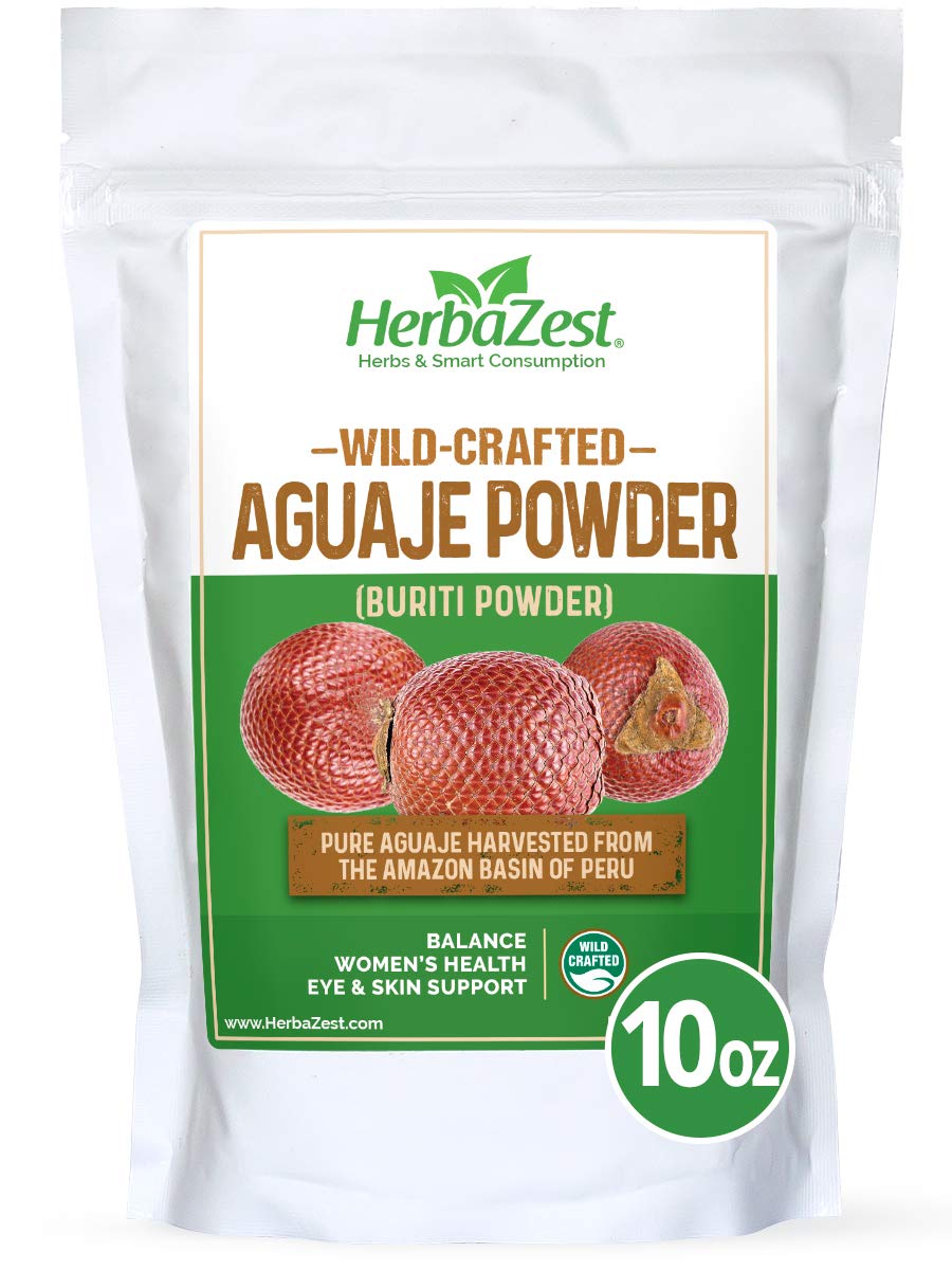 Amazon.com: HerbaZest Aguaje Powder Superfood for Women – 10oz (283g ...